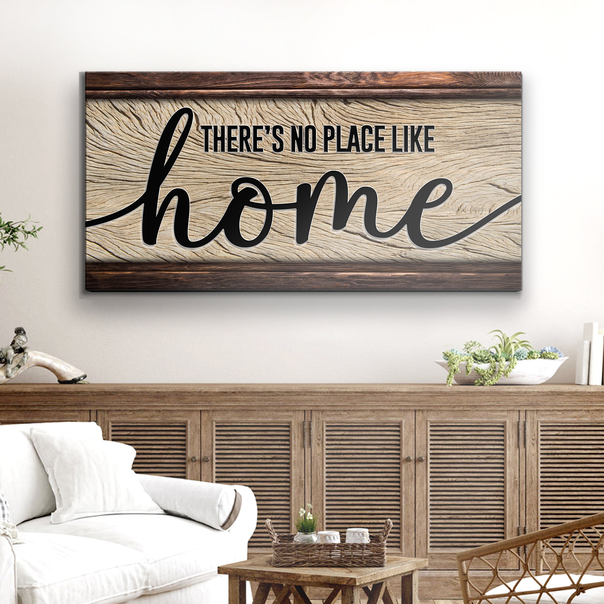 No Place Like Home Sign | Tailored Canvases