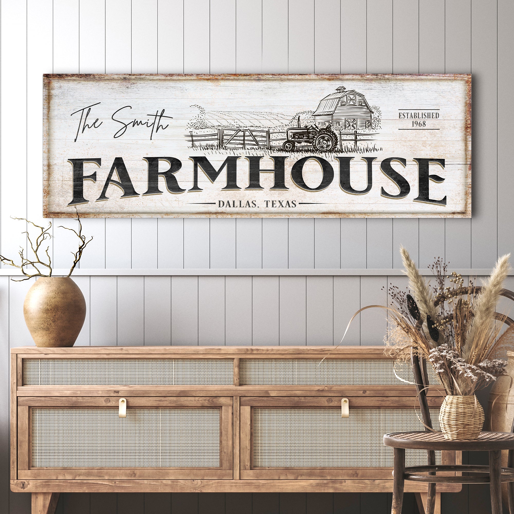 Rustic Farmhouse Sign III | Tailored Canvases