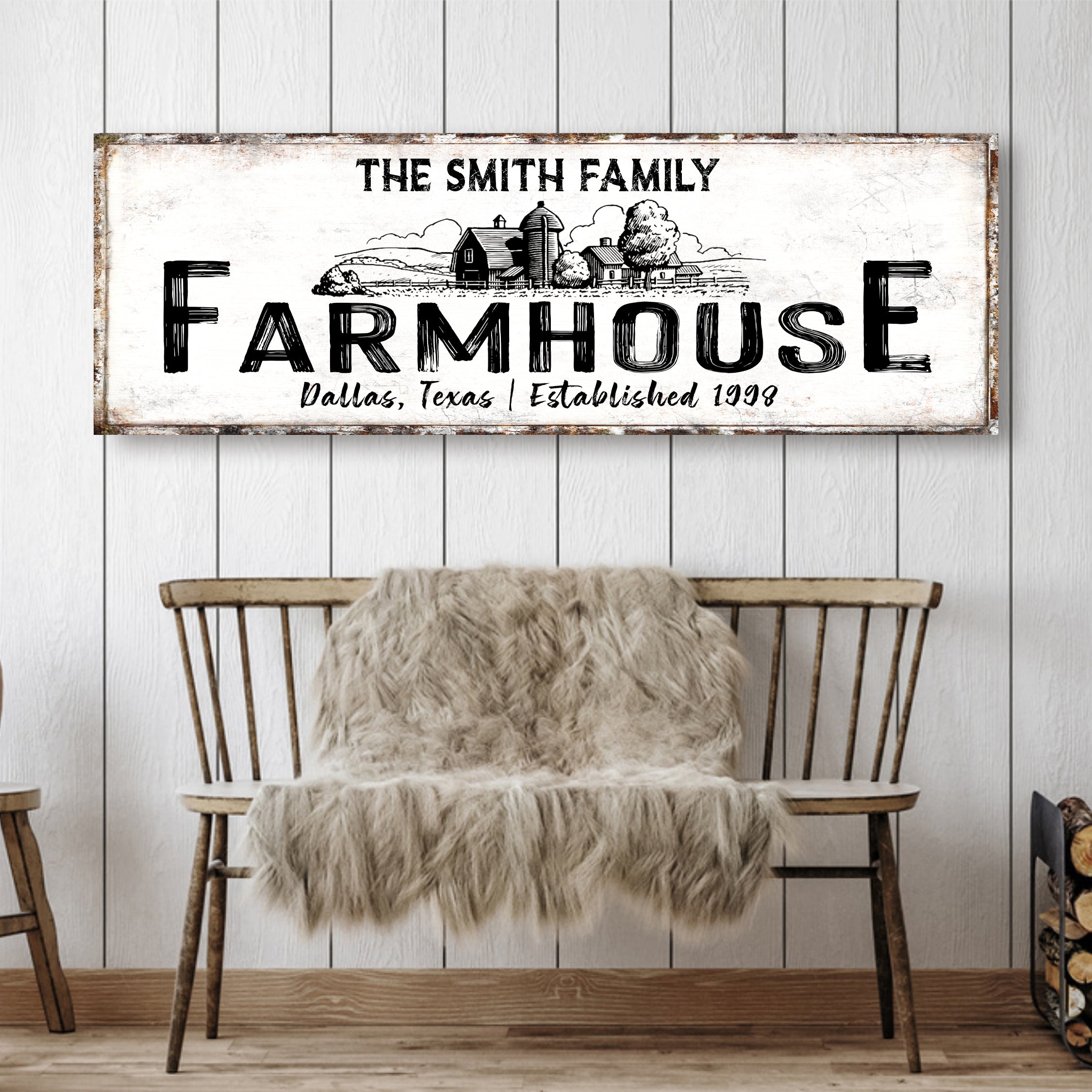 Rustic Farmhouse Sign XIII | Tailored Canvases