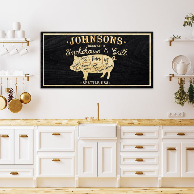 Oink-tastic Decor: Creative Ways To Use Tailored Canvases' Pig Sign In ...