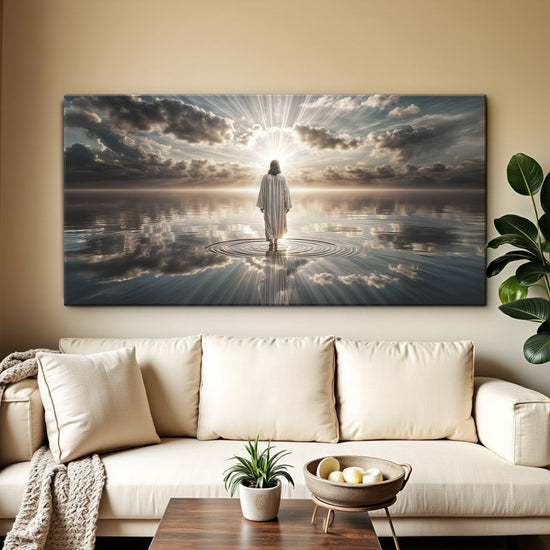 Walking on Water - Faith Wall Art III | Tailored Canvases