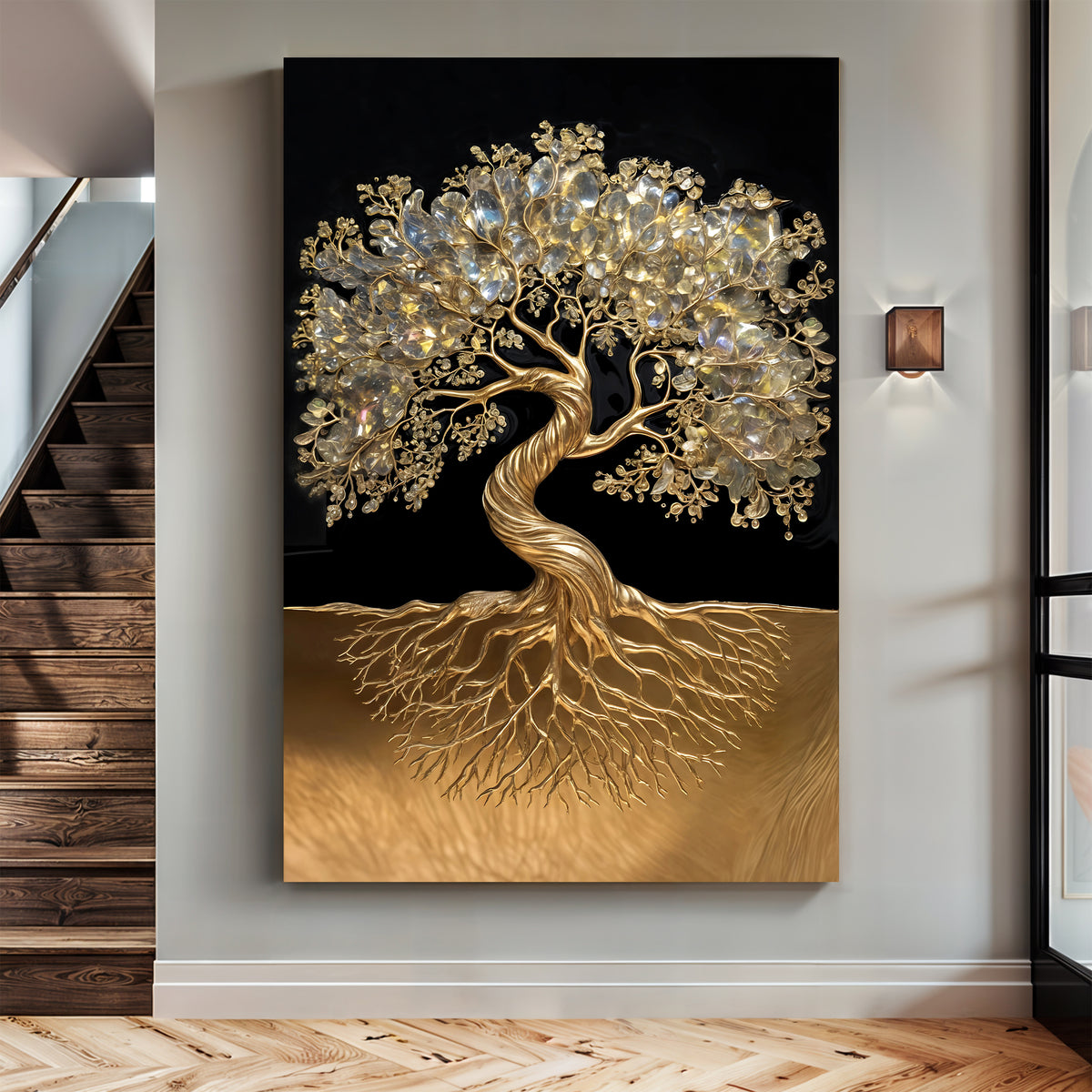 3D Minimalist Tree of Life Wall Art | Tailored Canvases