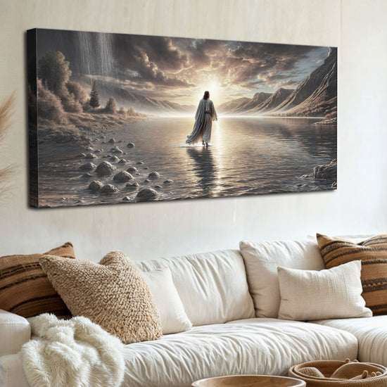 Walking on Water - Faith Wall Art II | Tailored Canvases