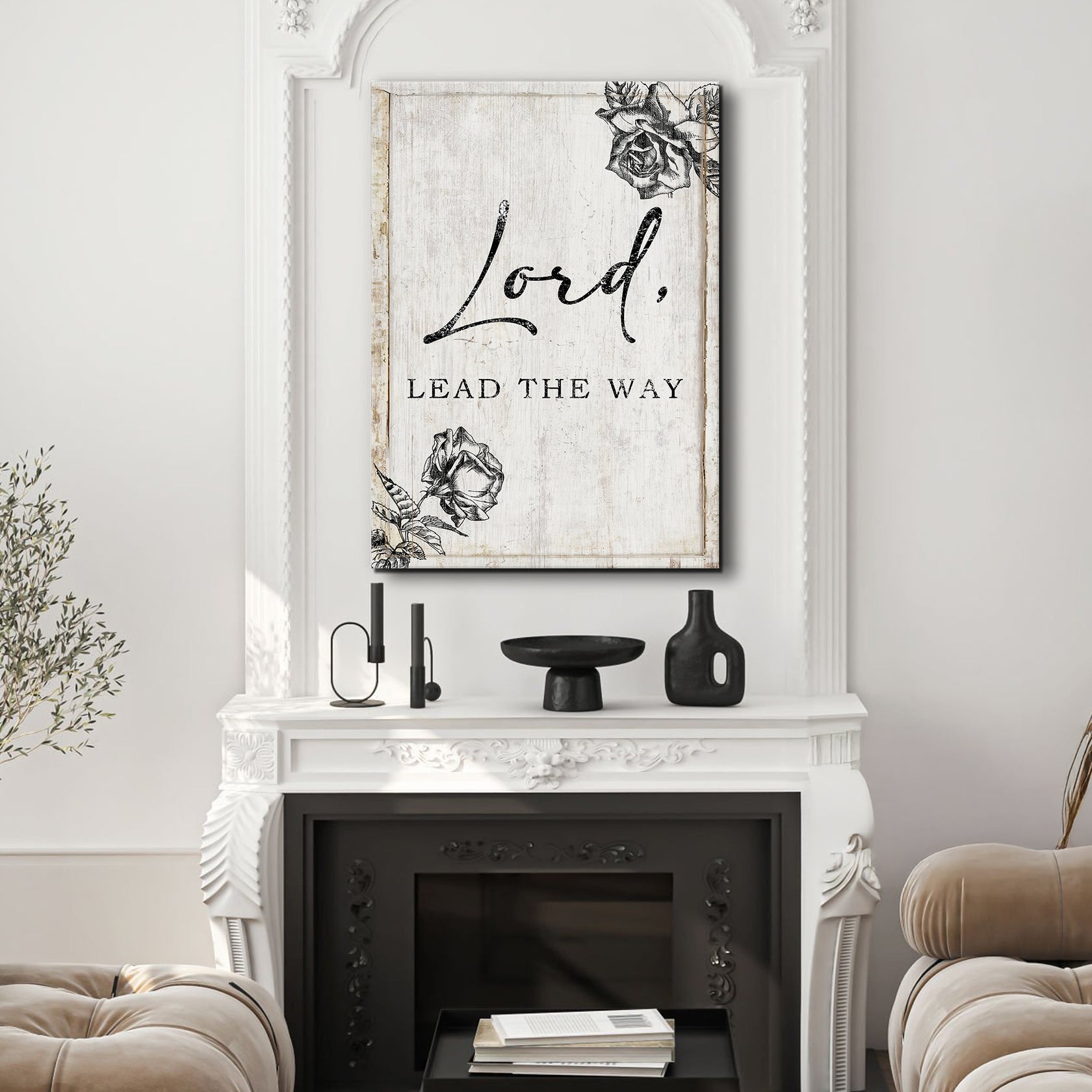 Lord Lead The Way Faith Sign | Tailored Canvases
