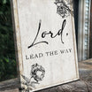 Lord Lead The Way Faith Sign | Tailored Canvases