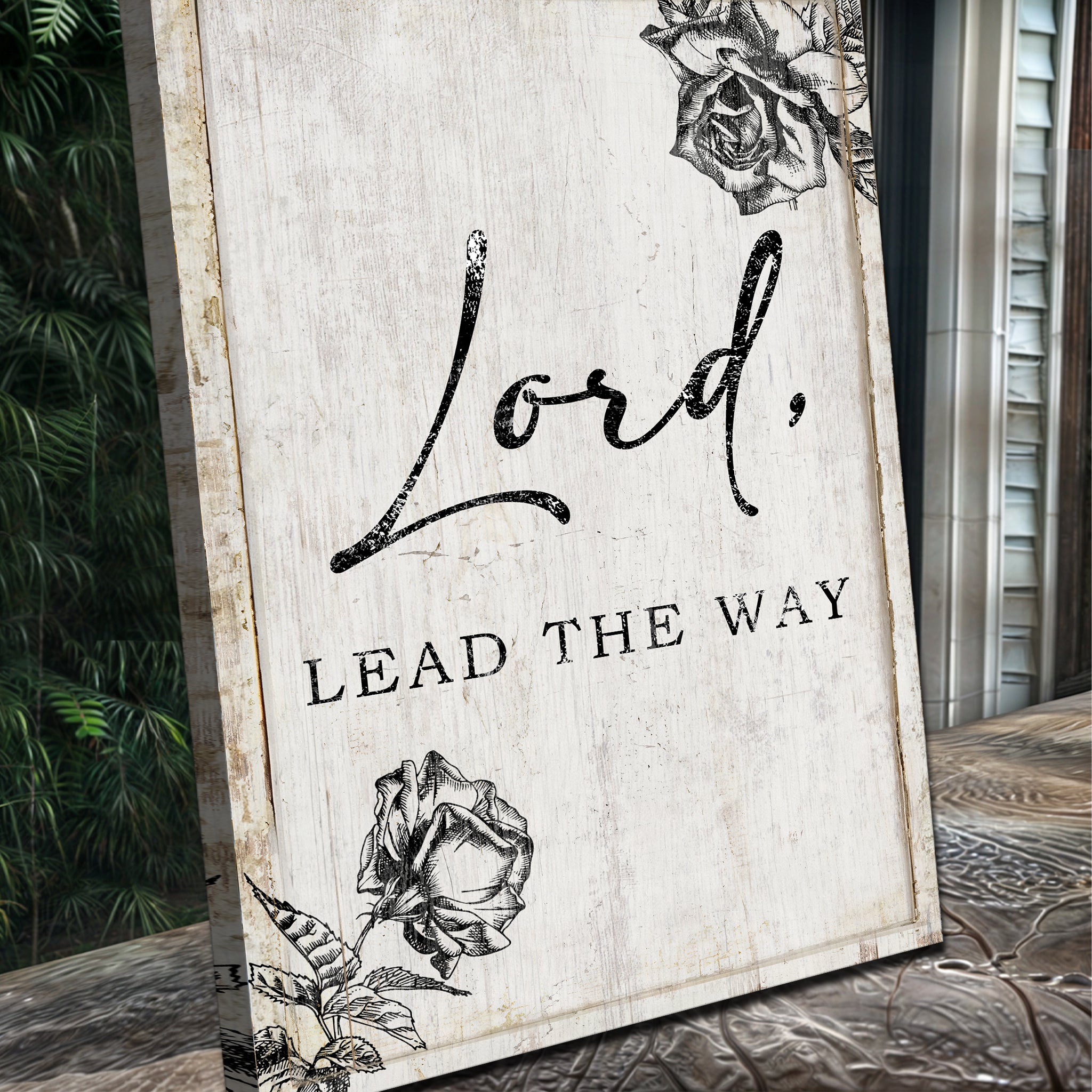 Lord Lead The Way Faith Sign | Tailored Canvases
