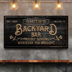 Custom Vintage Rust Basement Bar II – Tailored Canvases