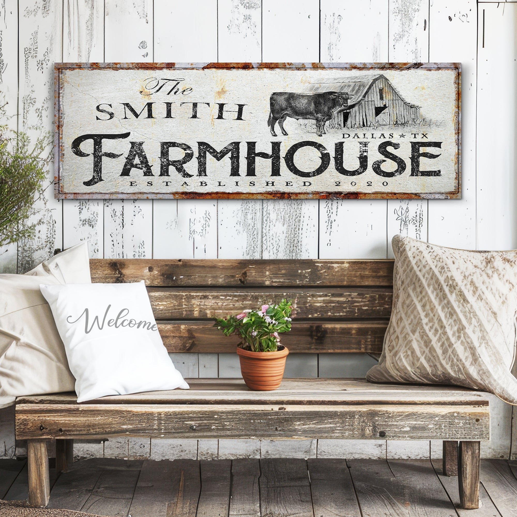 Rustic Farmhouse Sign XIV | Tailored Canvases