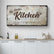 Family Kitchen Sign Personalized Canvas Wall Art – Tailored Canvases
