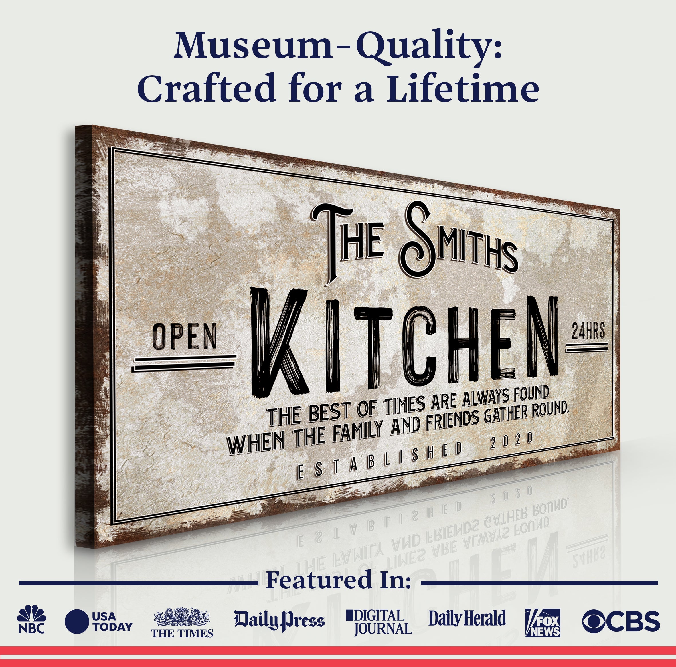 Kitchen Signs: Decorative & Modern | Tailored Canvases