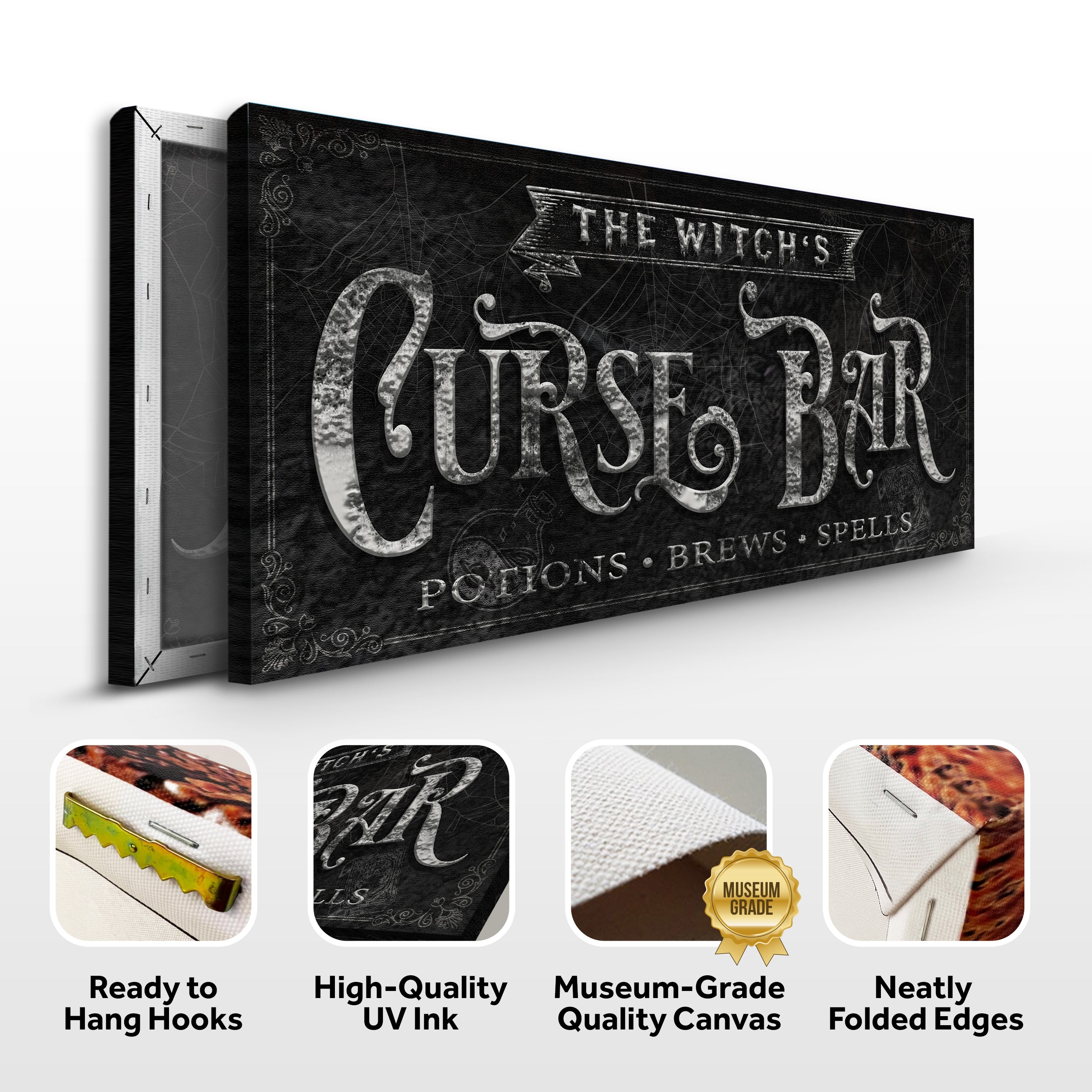 The Witch's Curse Bar Sign II | Tailored Canvases