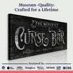 The Witch's Curse Bar Sign II | Tailored Canvases