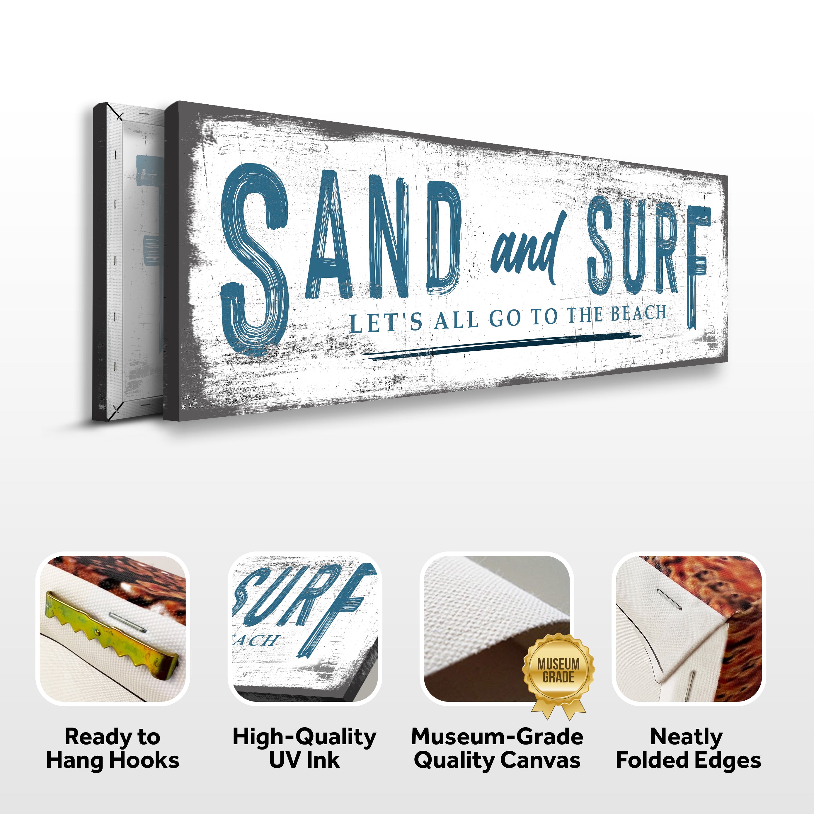 Sand And Surf Sign – Tailored Canvases