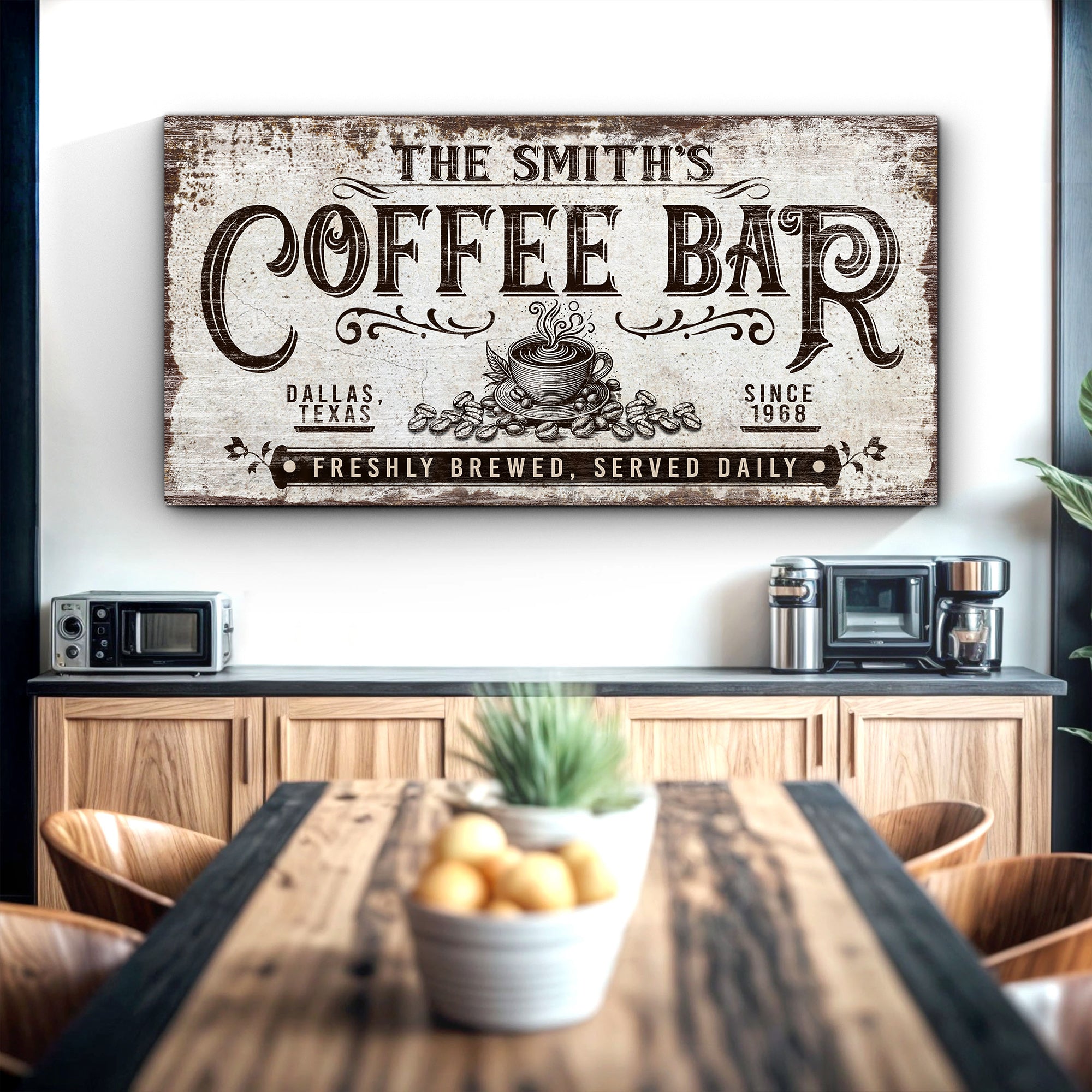 Coffee Bar Signs | Coffee Signs for Coffee Bar – Tailored Canvases