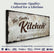 Family Kitchen Sign Personalized Canvas Wall Art – Tailored Canvases