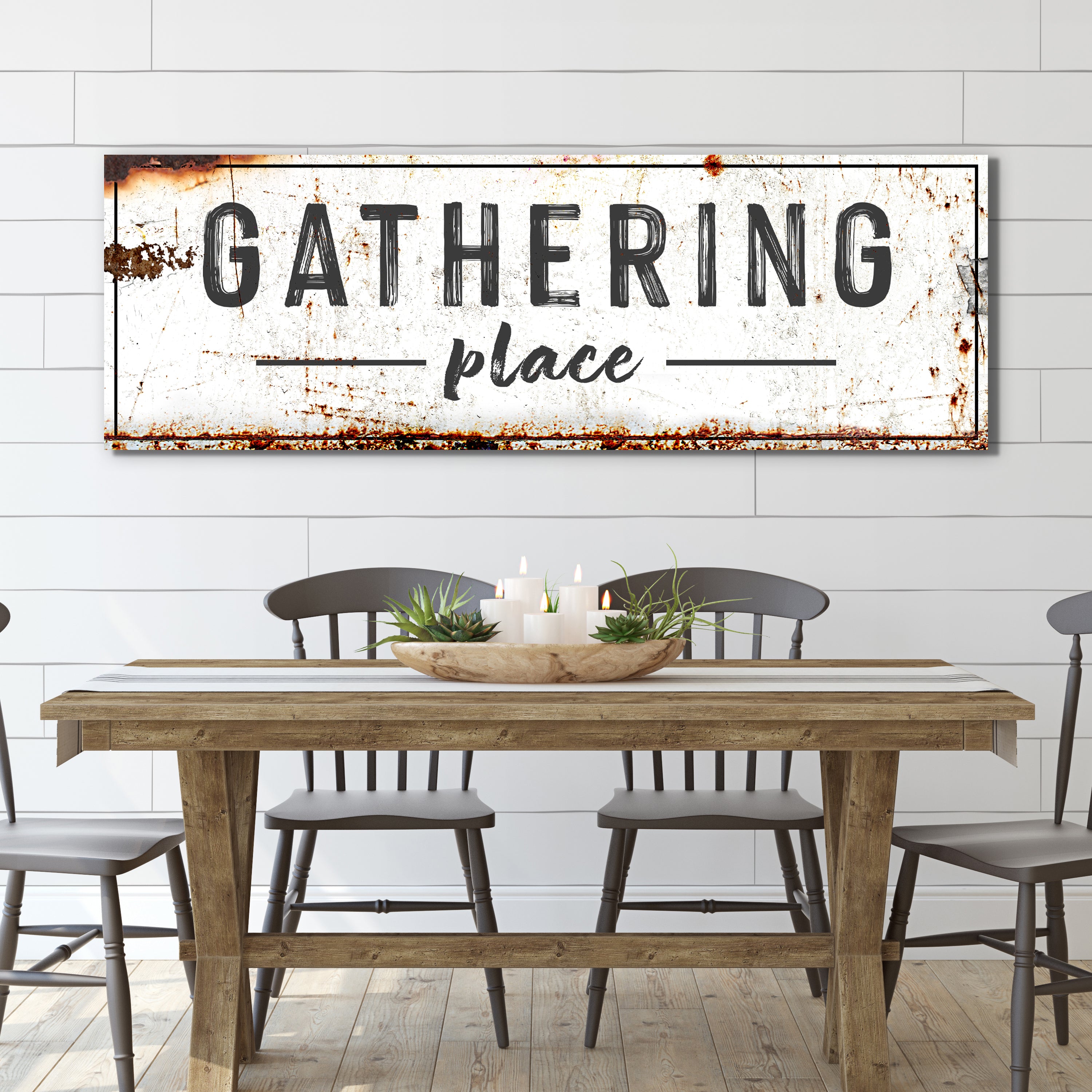 Family Gathering Place Sign | Tailored Canvases
