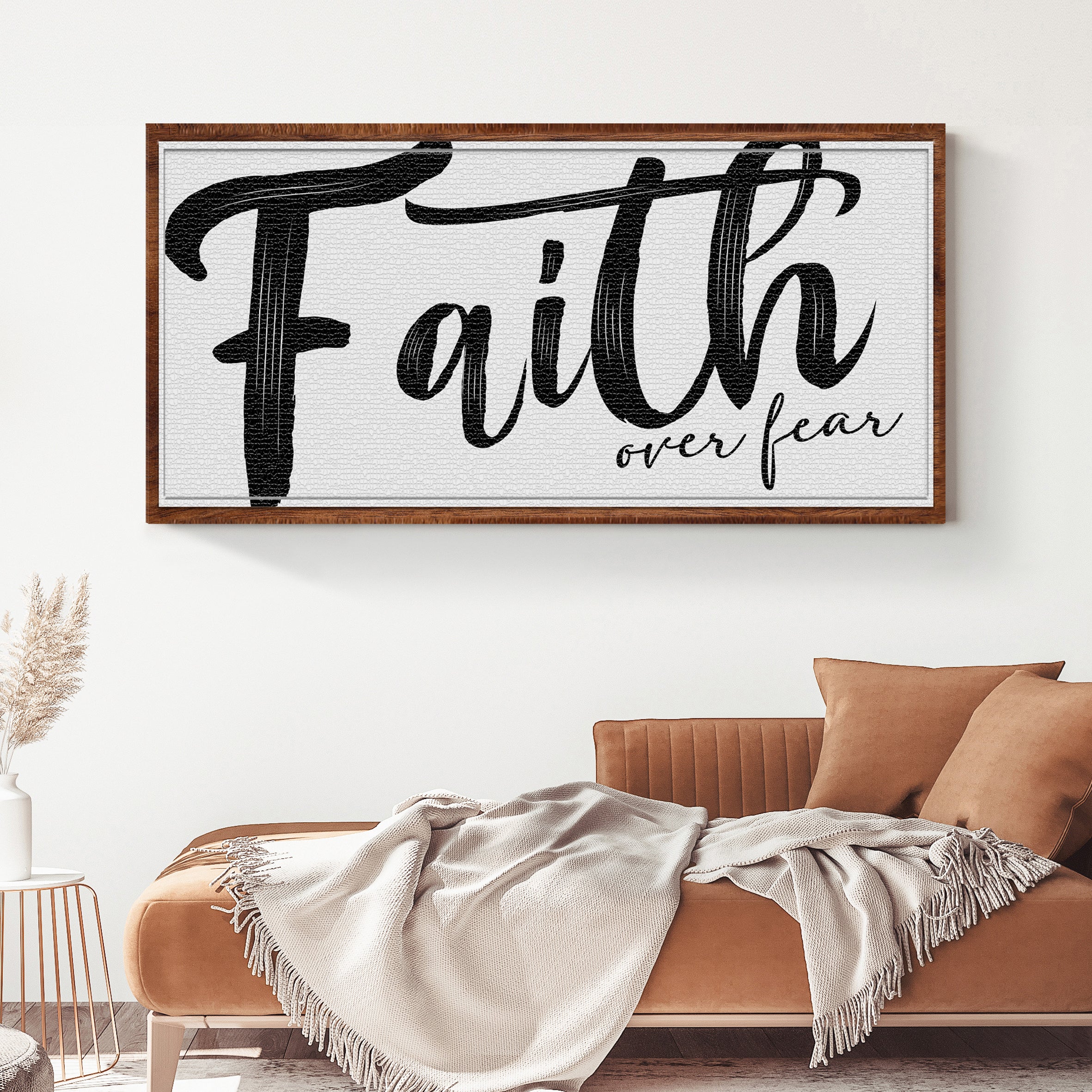 Faith Over Fear Faith Sign II | Tailored Canvases