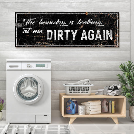 Dirty Laundry Sign - Tailored Canvases