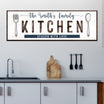 Family Kitchen Sign IV Personalized Canvas Wall Art – Tailored Canvases