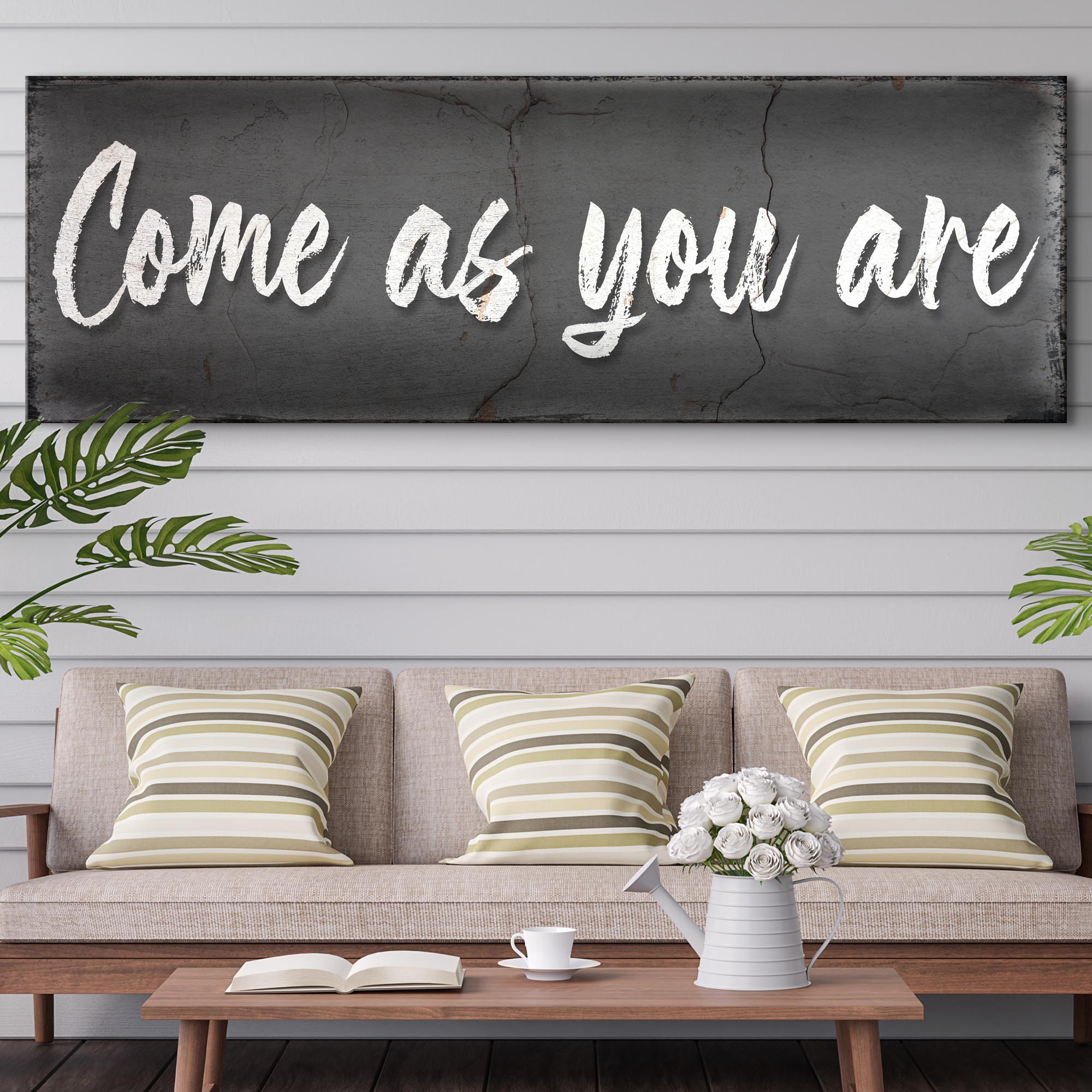 Come As You Are Sign II – Tailored Canvases
