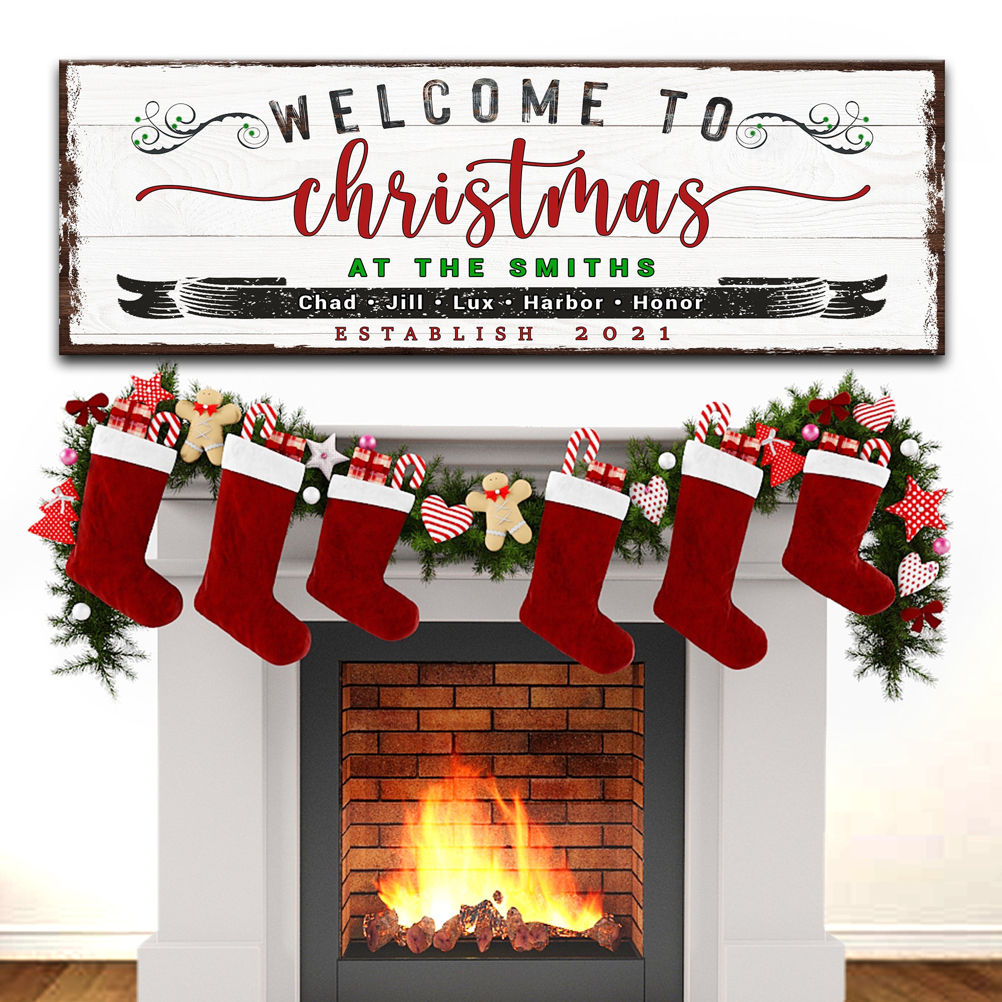 Christmas Signs: Christmas Wall Art and Decor | Tailored Canvases