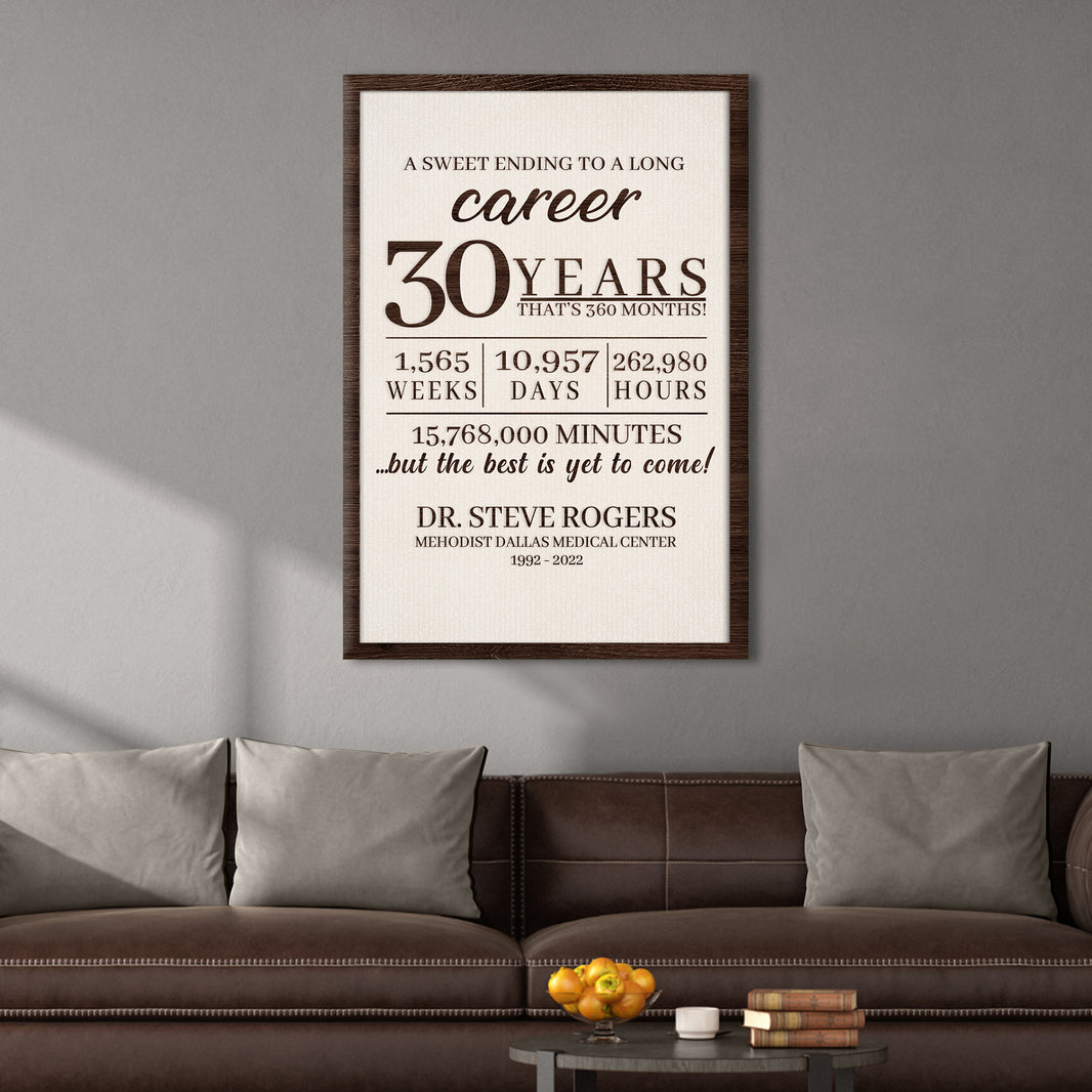 Retirement Signs - Wall Art, Canvas Prints & Wall Decor | Tailored Canvases